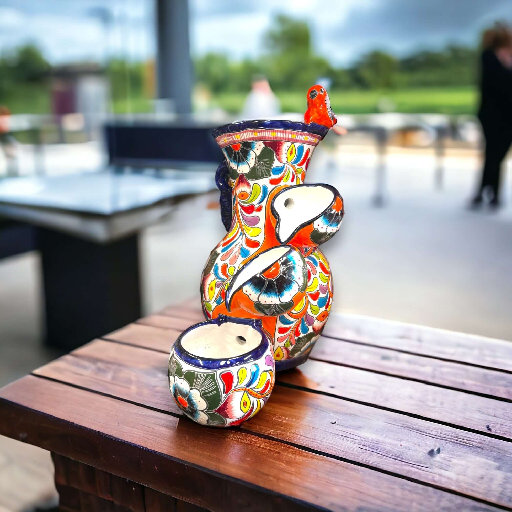 Talavera Fountains | Mexican Handmade Garden Decor