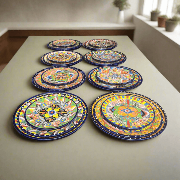 Mexican Plates | Handcrafted Talavera Dinnerware Sets