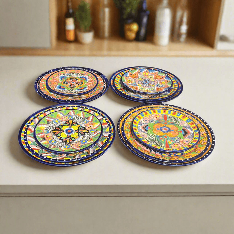Mexican Plates | Handcrafted Talavera Dinnerware Sets